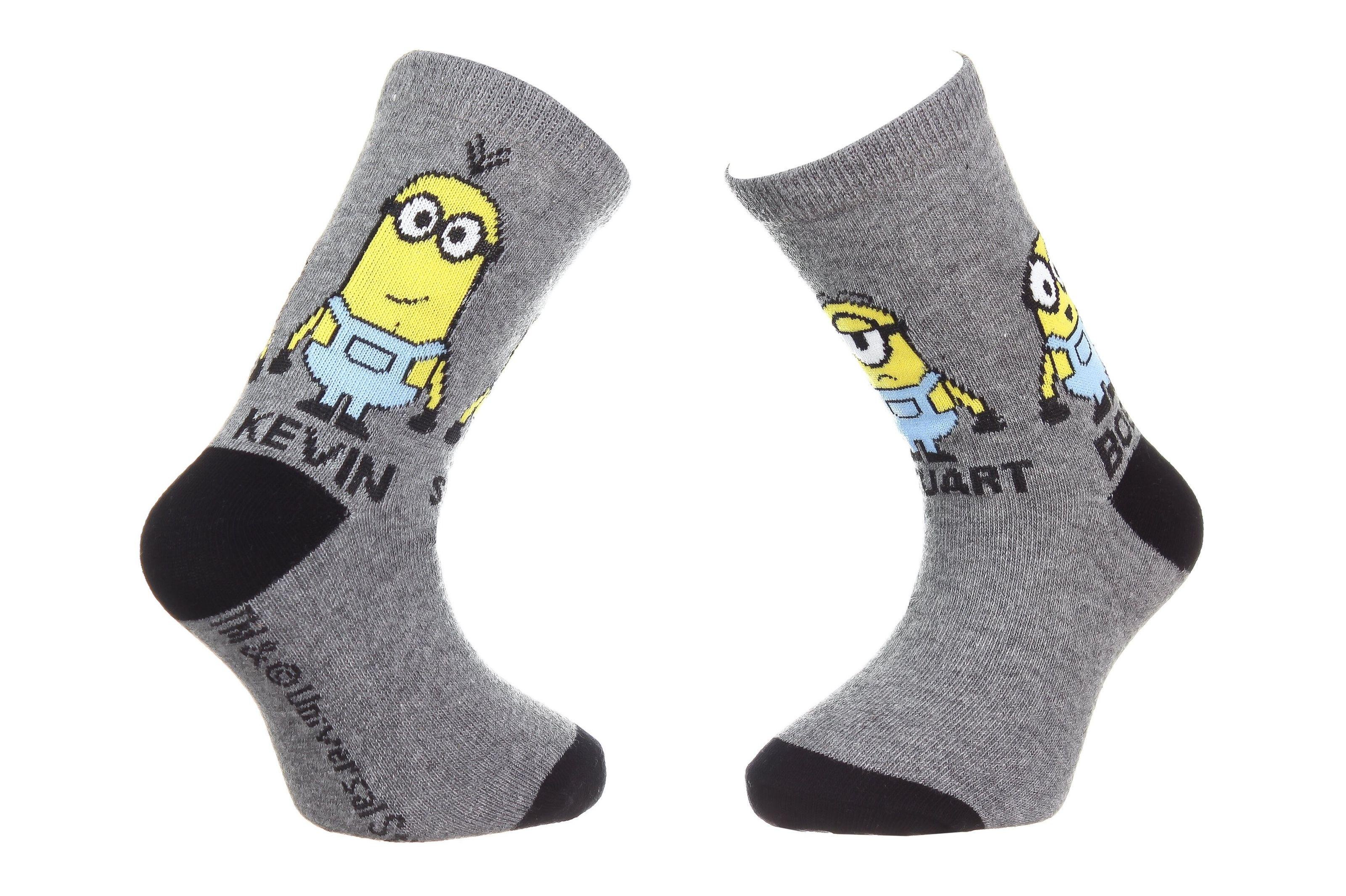 ᐉ Шкарпетки Minions Group Minions р. 35-38 Gray (35124-6) • Краща ціна ...
