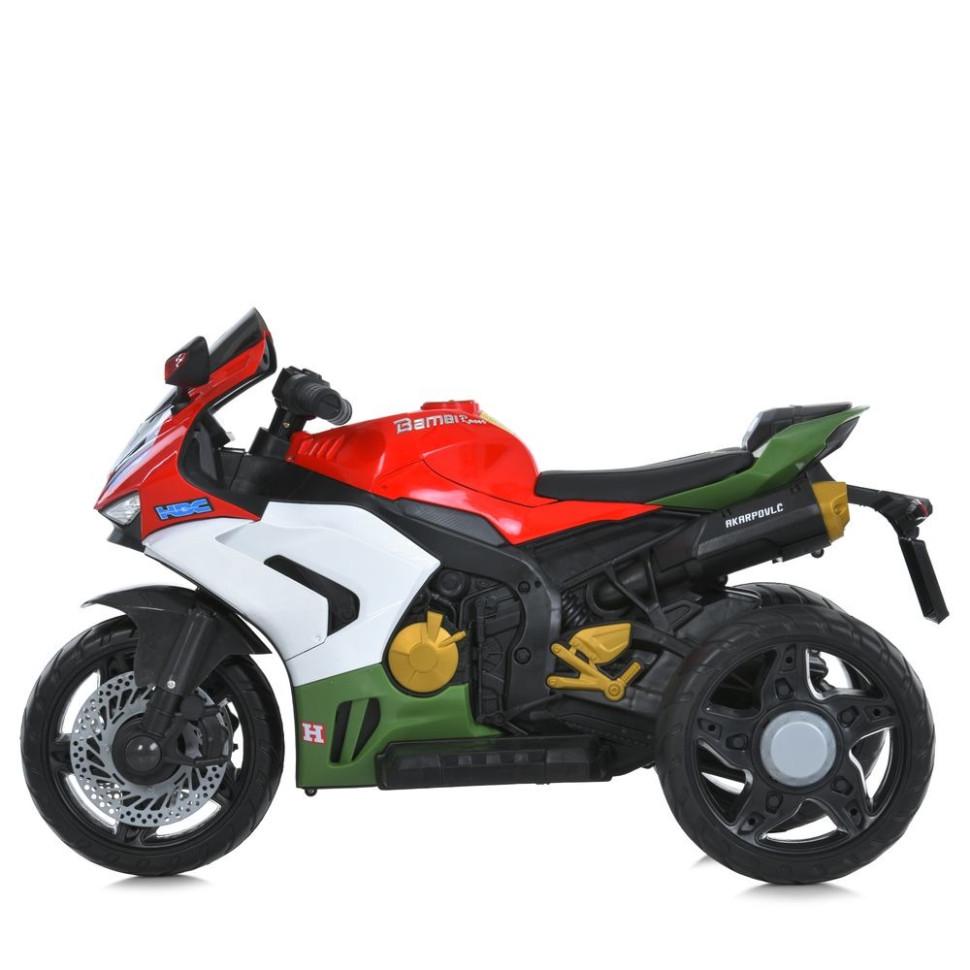 ᐉ Дитячий електромотоцикл Bambi Racer передня/задня з пультом ...