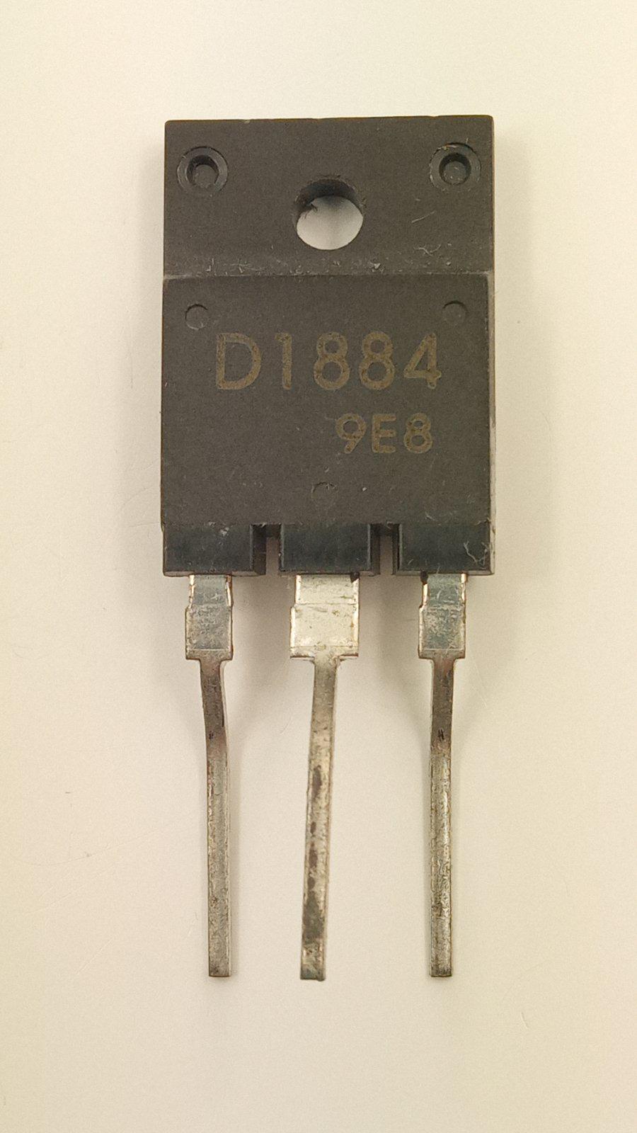 ᐉ Транзистор 2SD1884 1500V 5A 60W (02584)