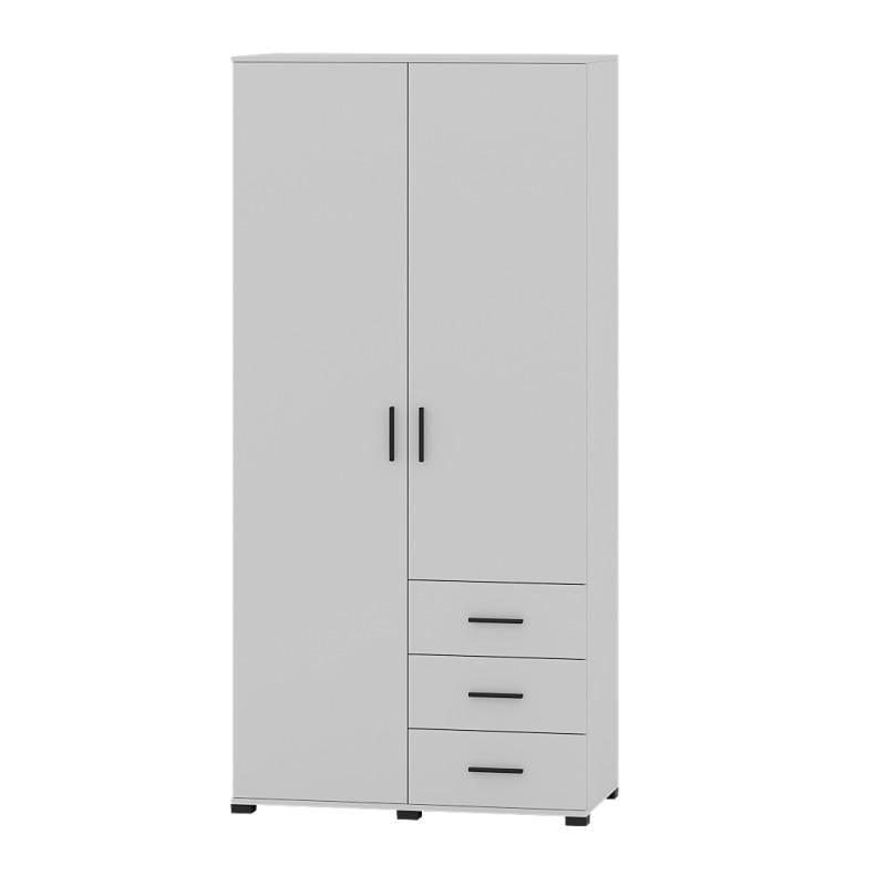 ᐉ Шкаф прямой с ящиками Everest Mebel Британия ШП 4 ЛДСП Нимфея альба • Купить в Киеве Украине