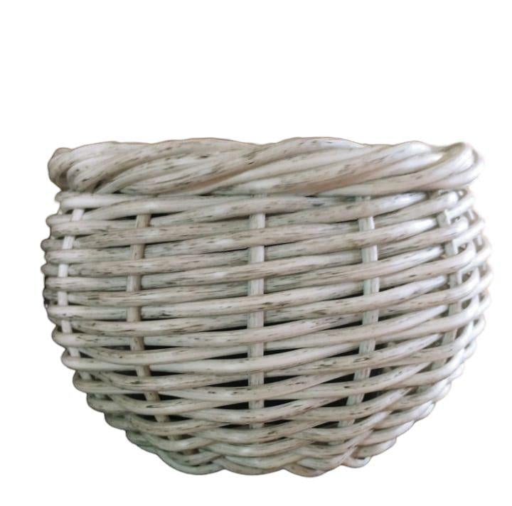 ᐉ Горщик кашпо зі штучного ротангу 3 л Сірий Біла береза 24200460 • Краща ціна в Києві