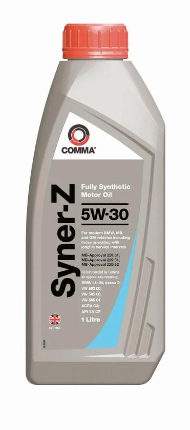 ᐉ Моторное масло Comma Syner-Z 5W-30 1 л