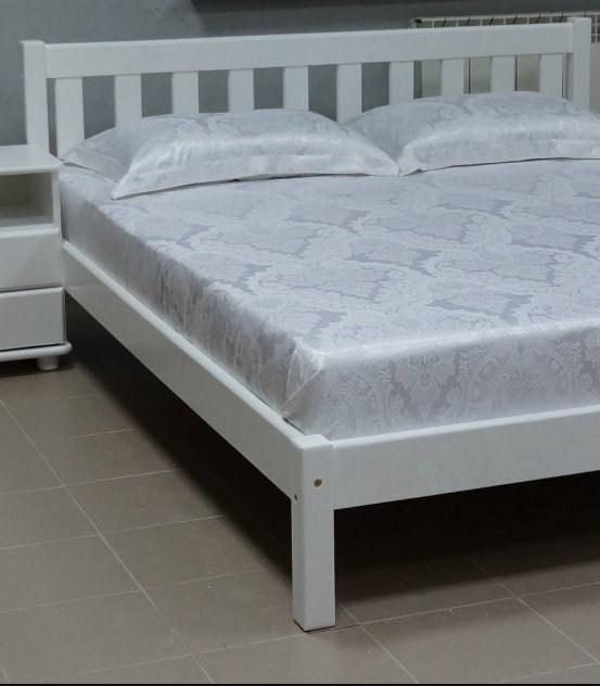 ᐉ Кровать двуспальная деревянная Скиф Л-249 140х200 см Белый • Купить в ...