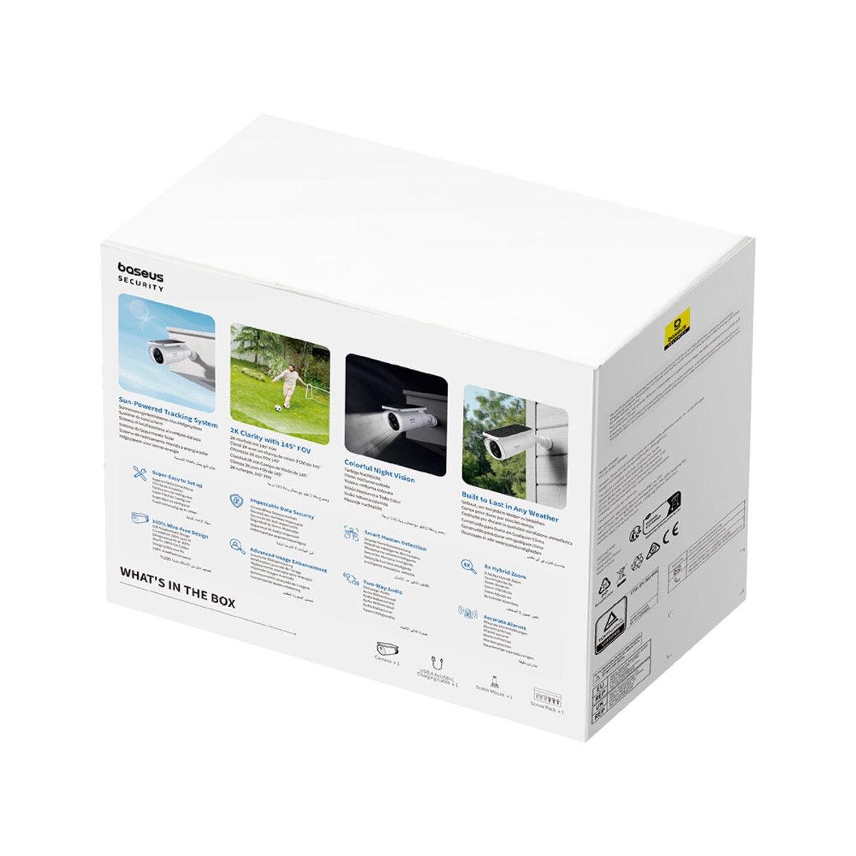 ᐉ Камера відеоспостереження IP з сонячною панеллю BASEUS Security S1 ...