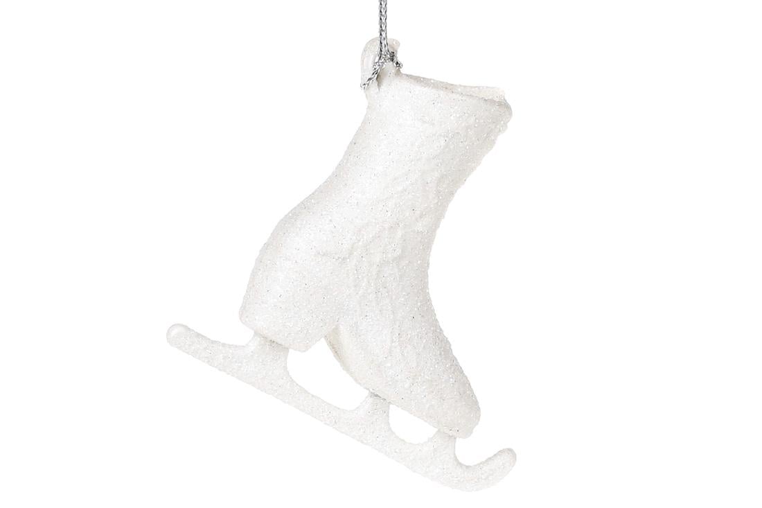 ᐉ Новогоднее украшение Bonadi Фигурный конек 8 см Белый (788-821) • Купить в Киеве, Украине ...
