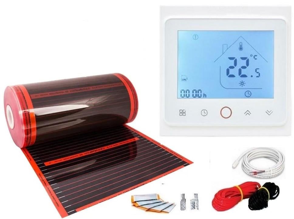 ᐉ Теплый пол инфракрасный пленочный RexVa PTC 1 м² 220 Вт/м² с программируемым терморегулятором ...