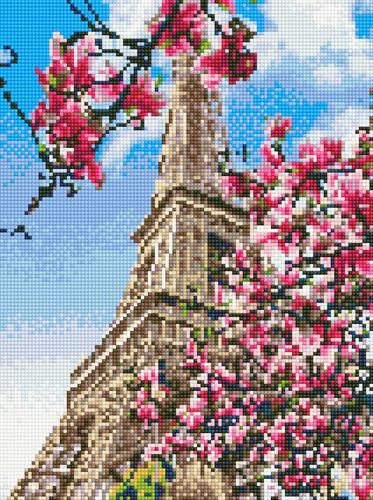 ᐉ Алмазная мозаика Rainbow Art Цвет в Париже 30x40 см (EJ1235)