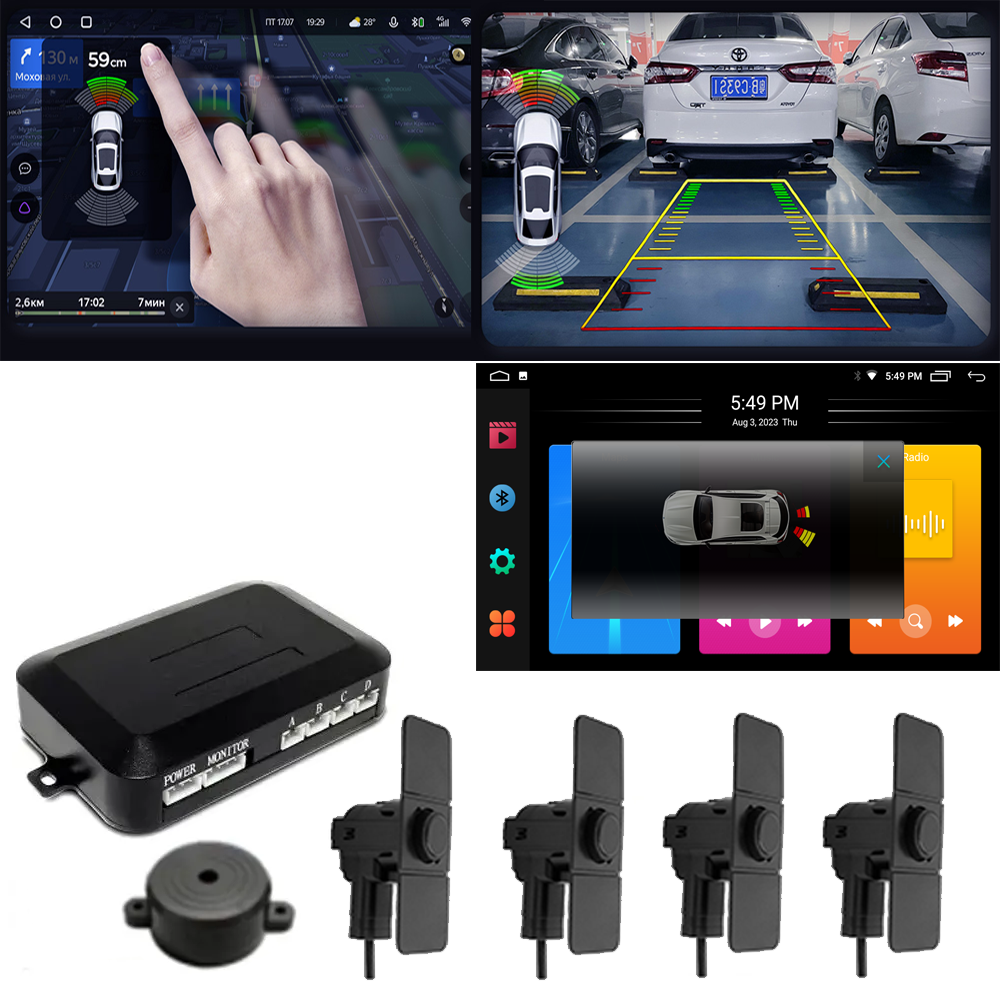 ᐉ Парктроник Terra Ps And4 C выводом на экран магнитолы и датчиками 1909987563 • Купить в