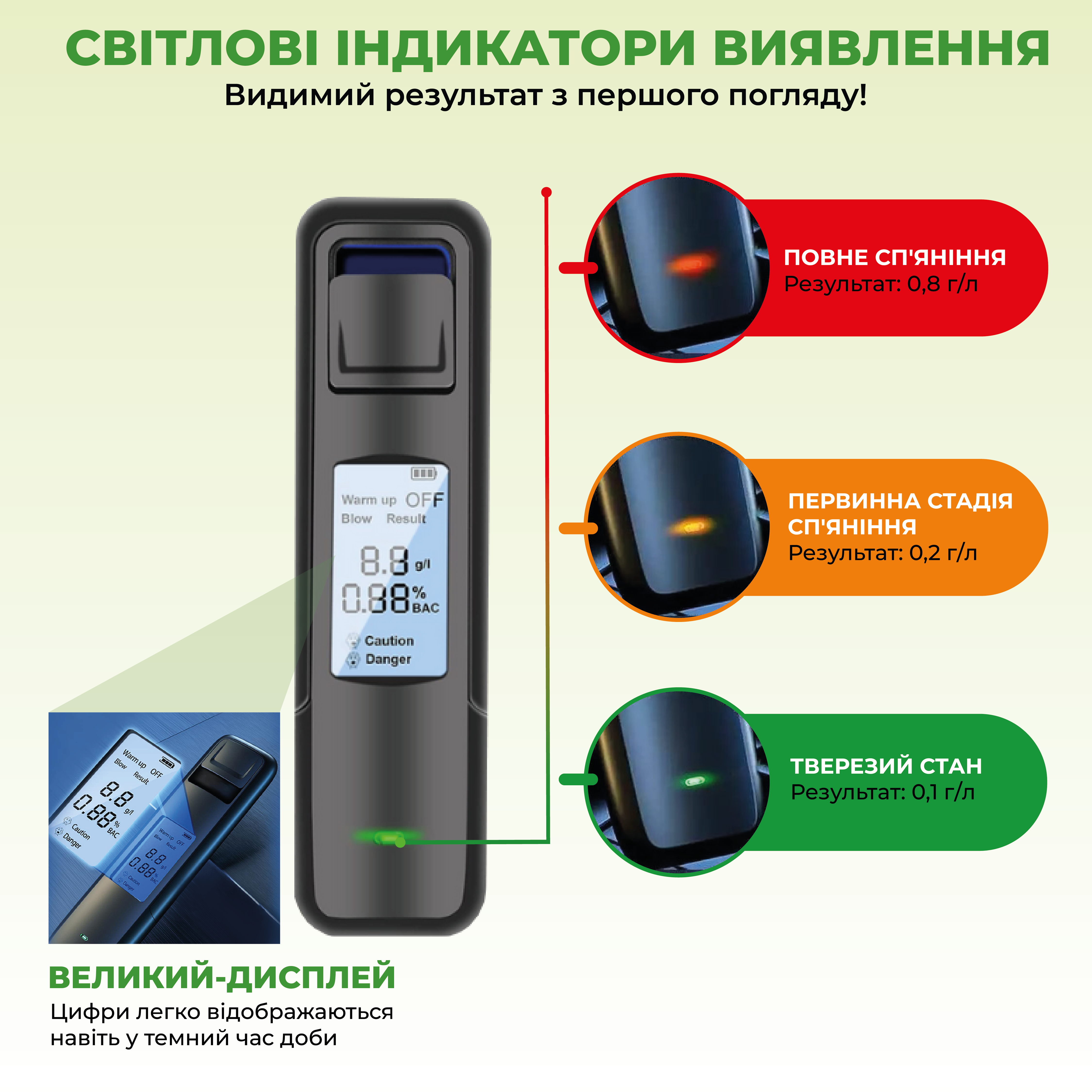 ᐉ Алкотестер высокоточный SBTR компактный (Drag-01) • Купить в Киеве ...