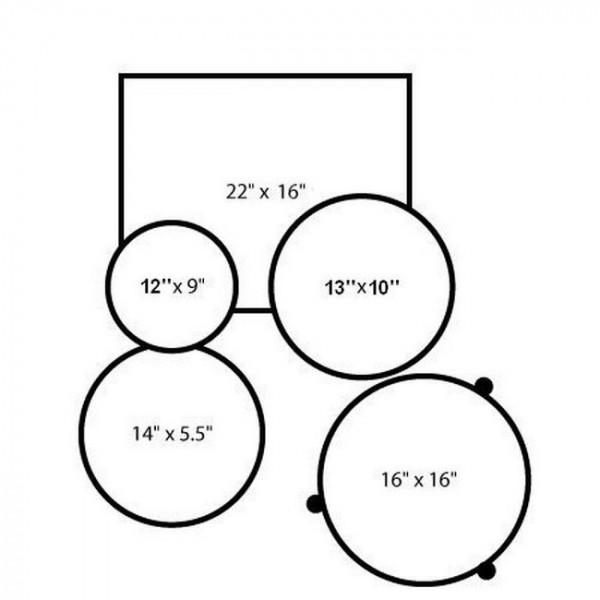 ᐉ Ударна установка Peace Marauder DP-2216C Чорний • Краща ціна в Києві ...