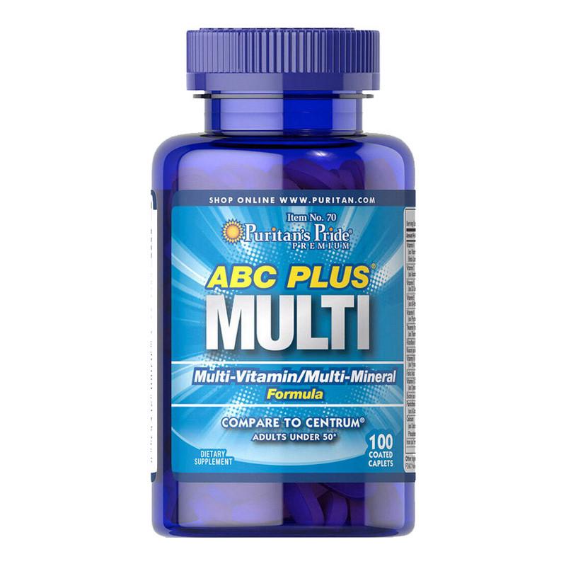 ᐉ Комплекс мультивитаминов Puritan's Pride ABC Plus Multi 100 каплет ...
