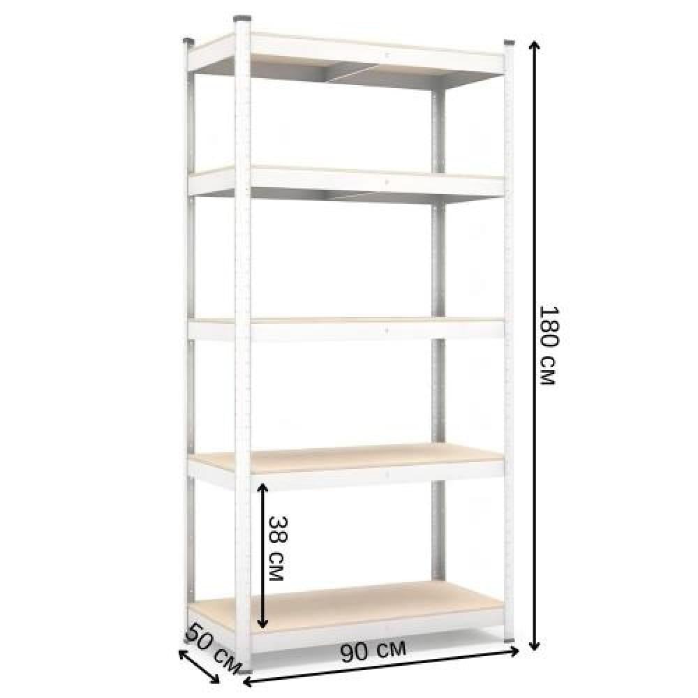 ᐉ Стеллаж металлический Siker G9050 5 полок 180х90х50 см (42412244 ...