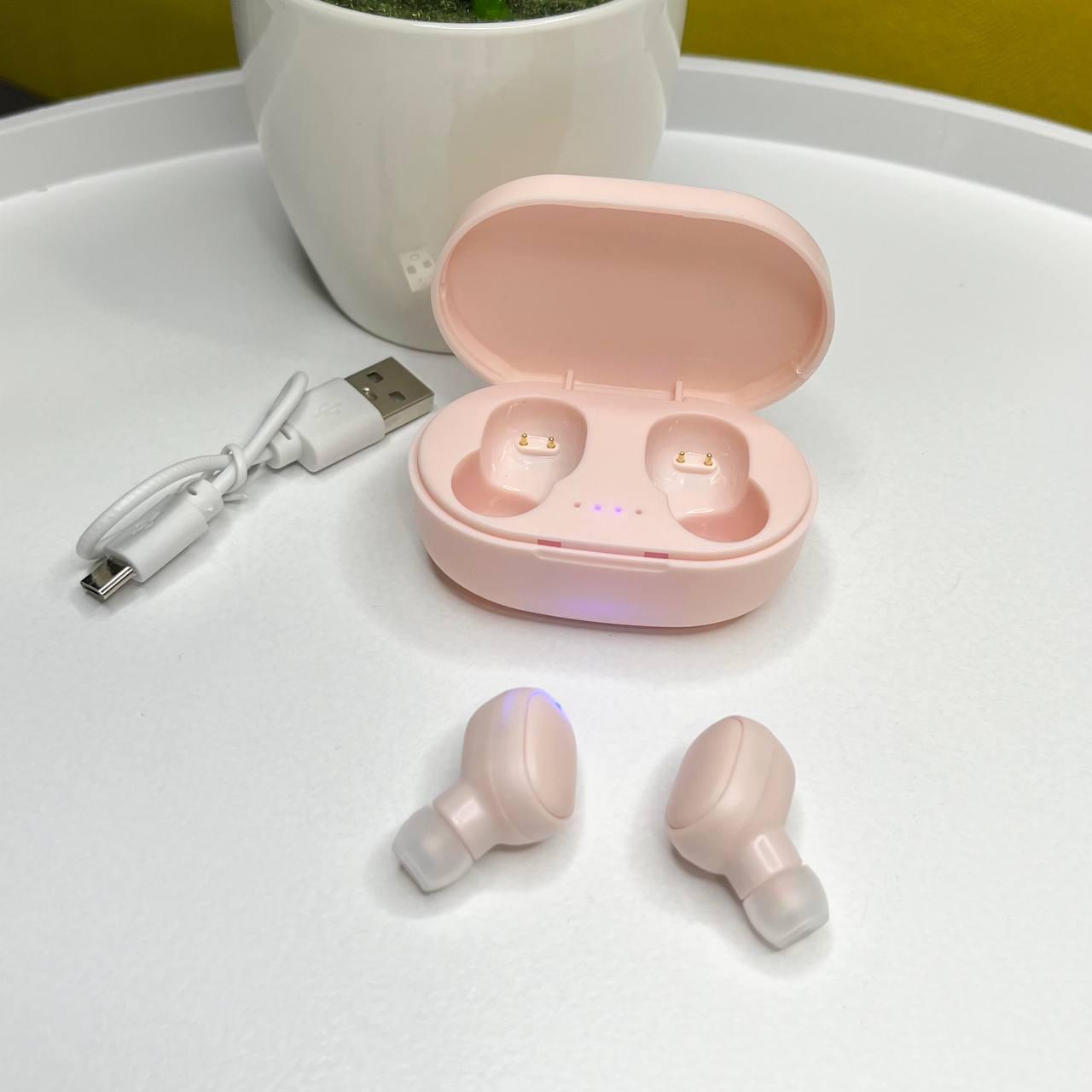 ᐉ Наушники TWS 6 Bluetooth Розовый (100360) • Купить в Киеве, Украине ...
