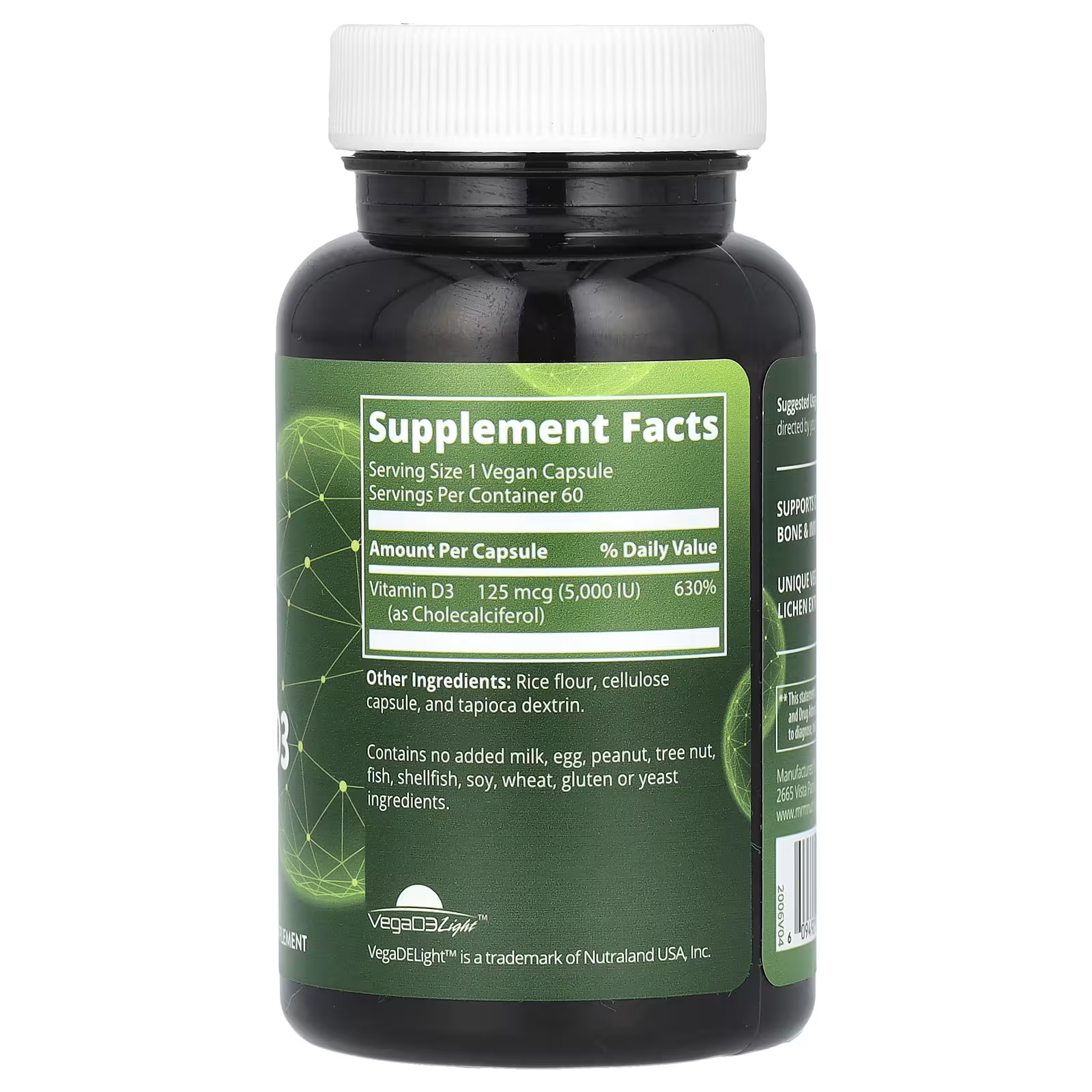 ᐉ Витамин D3 MRM Nutrition 5000 МЕ 60 вег. капс. • Купить в Киеве ...