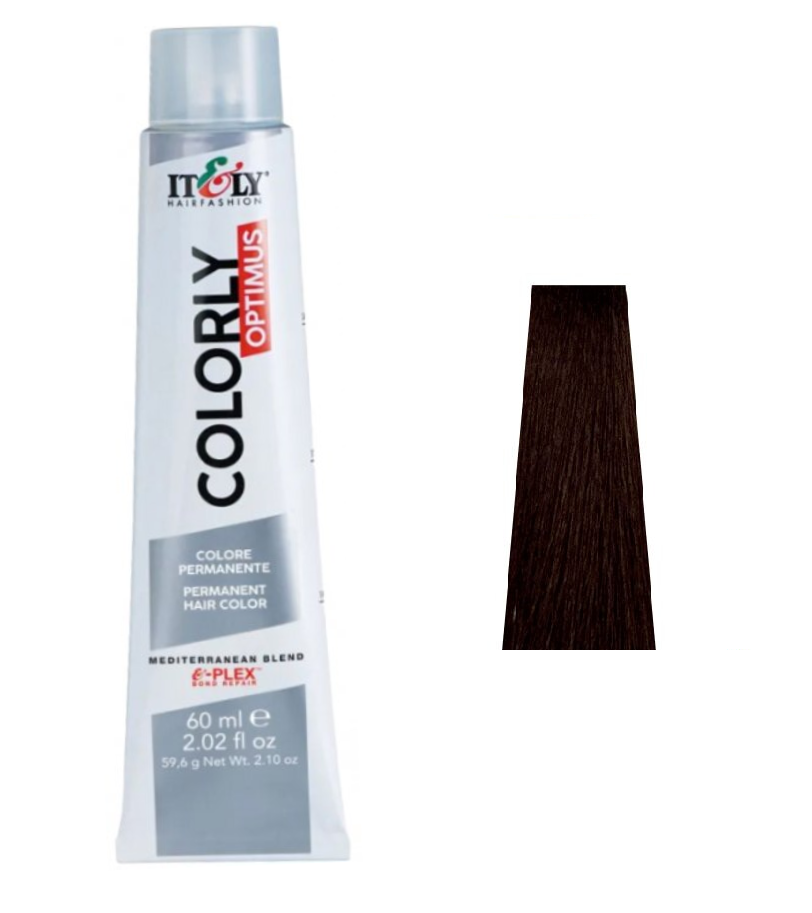 ᐉ Краска-уход для волос Itely Hairfashion Colorly Optimus 4CS 60 мл ...