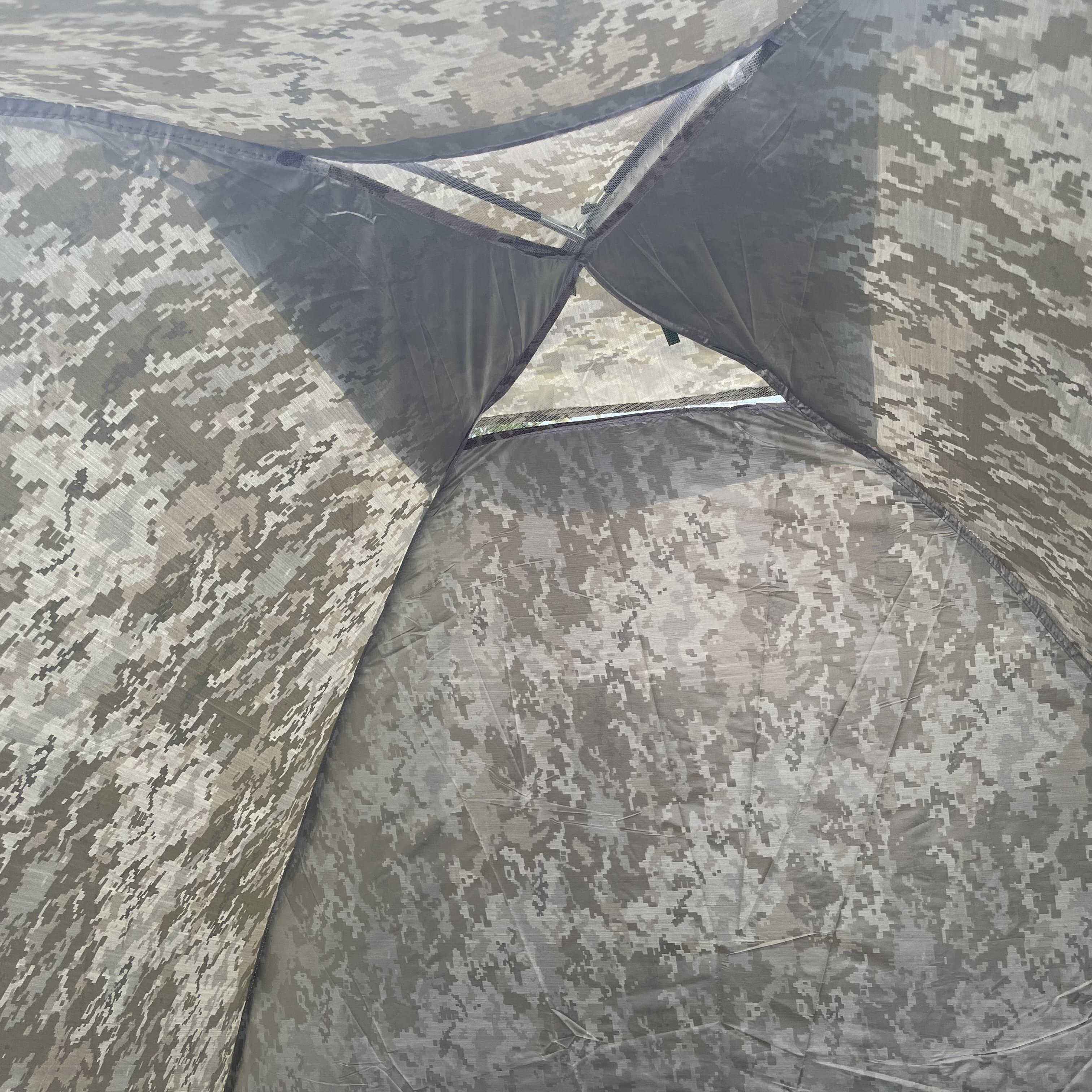 ᐉ Намет туристичний шестимісний 2х2 5х1 5 м Камуфляжний 11909159 • Краща ціна в Києві Україні