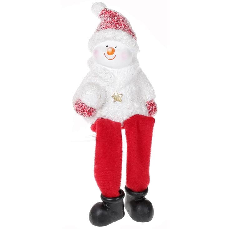 ᐉ Декоративная фигура BonaDi Снеговик со снежком (711-309)