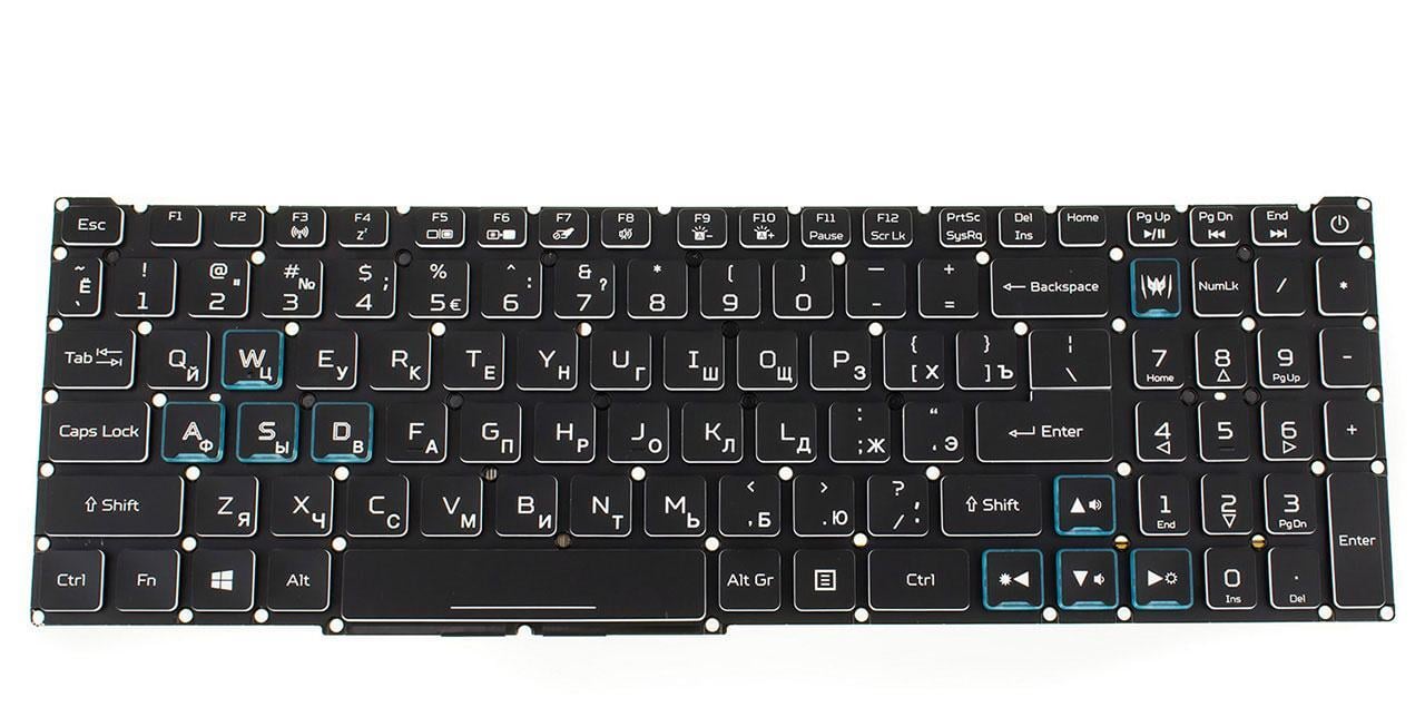 ᐉ Клавиатура для ноутбука Acer Predator PT315-52 с подсветкой клавиш ...