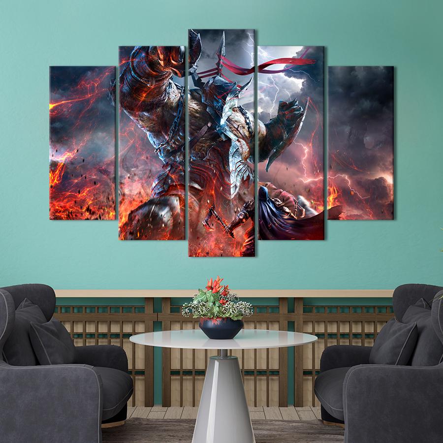 ᐉ Настенний декор Могущественный чемпион Lords of the Fallen 137x85 см (A143-5)