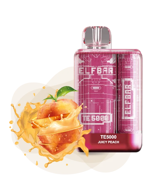 Одноразова POD-система Elf Bar TE5000 Соковитий персик 13,5 мл 5 % • Краща ціна в Києві, Україні ...