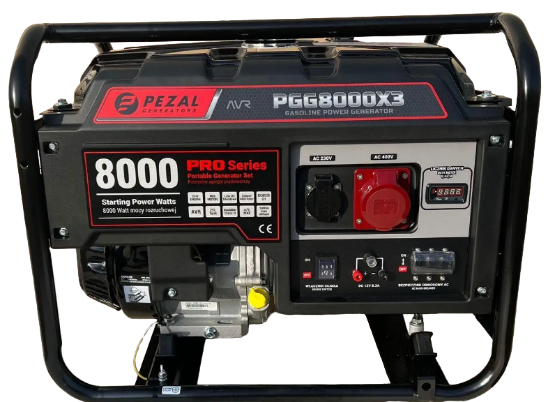 ᐉ Генератор бензиновый Pezal PGG8000X3