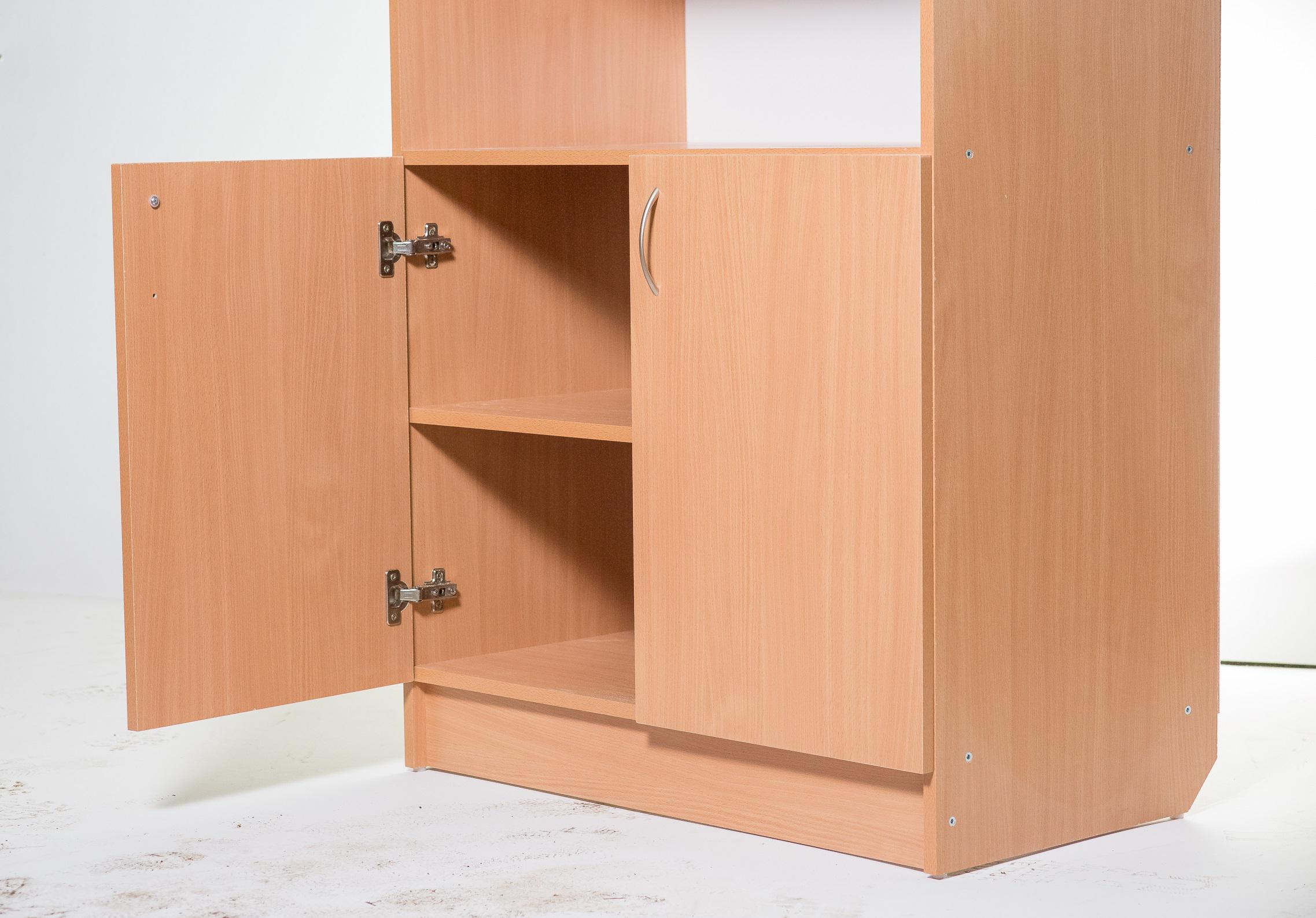 ᐉ Шафа для документів Goydalka напівзакрита 2 х дверна з ЛДСП кромка ПВХ Бук 6Т14 • Краща ціна