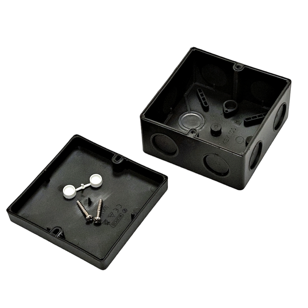 ᐉ Коробка Копос KSK 100 антивандальна мембранні входи 101х101х63 мм IP66 Чорний (KSK100_FA ...