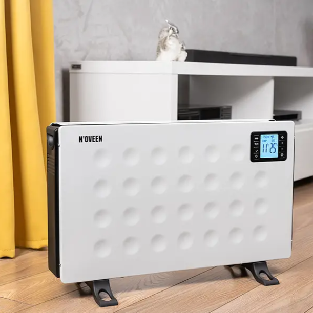 ᐉ Конвекторний обігрівач Noveen CH8000 LCD SMART 2000 Вт Білий ...