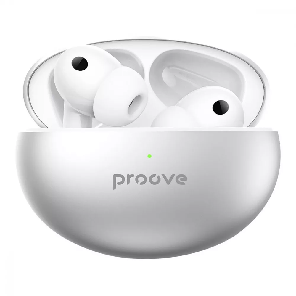 ᐉ Наушники беспроводные Proove Thunder Buds TWS with ANC Silver ...