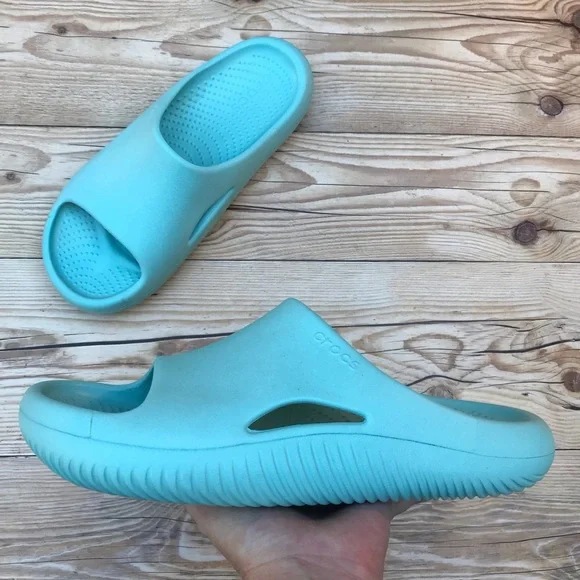ᐉ Сабо Crocs Mellow Recovery Slide Pond р. 38-39 Блакитний (19177 ...