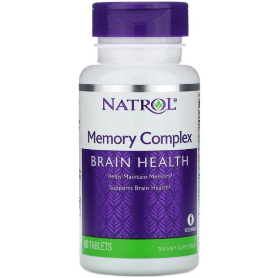 ᐉ Комплекс для профілактики роботи головного мозку Natrol Memory Complex 60 Tabs (NTL-00893 ...