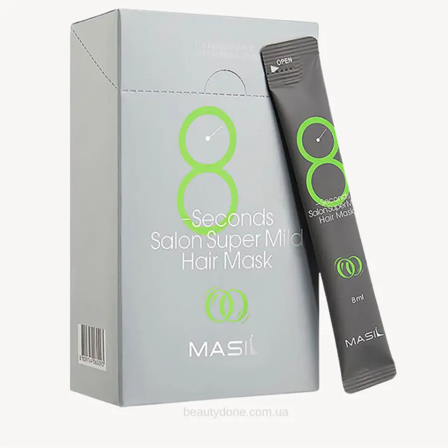 ᐉ Маска для волосся Masil 8 Seconds Salon Super Mild Hair Mask пом'якшувальна відновлююча 8 мл ...