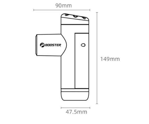 ᐉ Масажер ударний Booster Mini X-01 перкусійний 12V (BR-101) • Краща ...