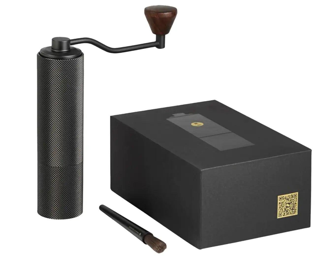 ᐉ Кофемолка ручная алюминиевая Timemore Slim Plus Grinder Black c ...