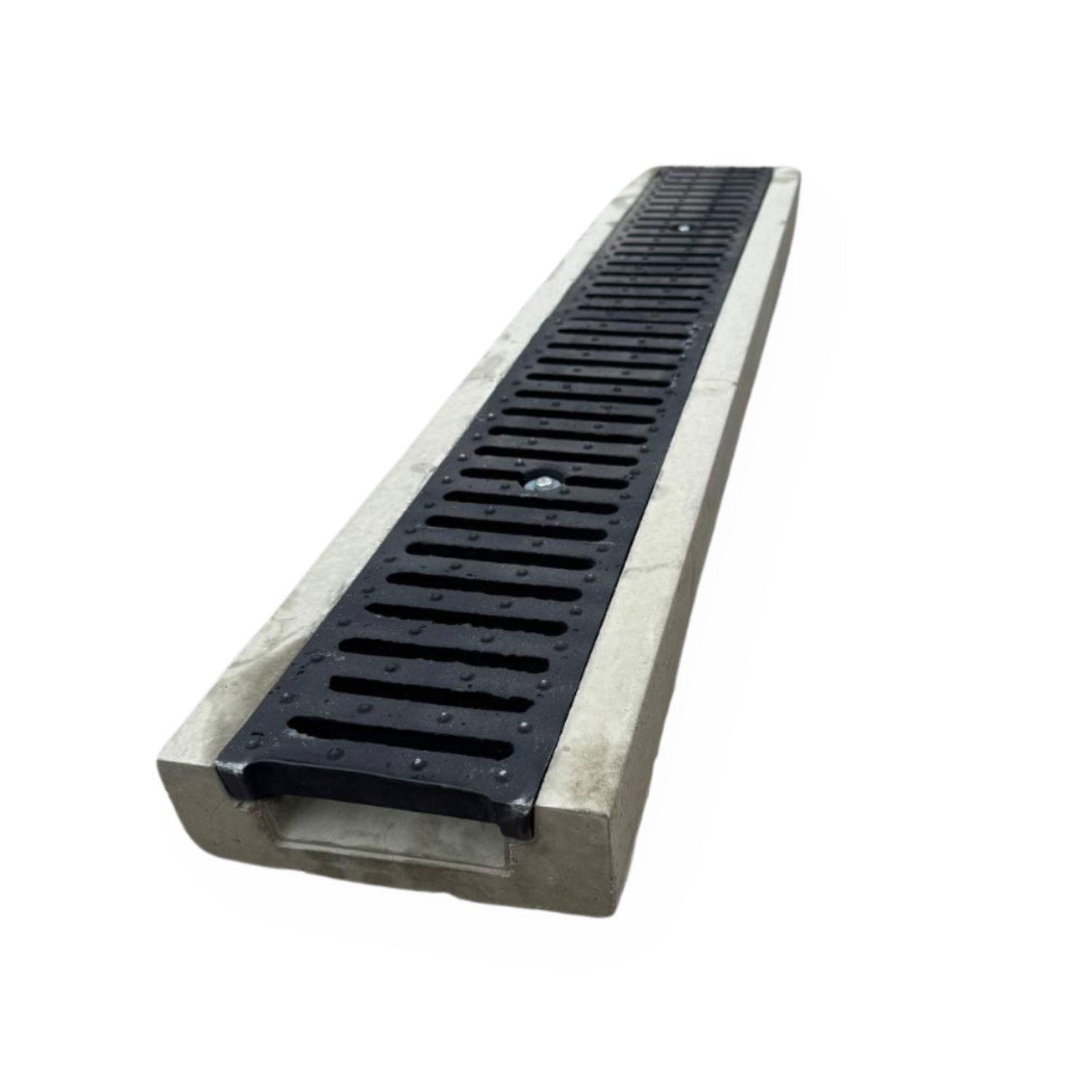 ᐉ Лоток водовідвідний Politep DN100 H60 з чавунною решіткою клас D400 (24711656) • Краща ціна в ...