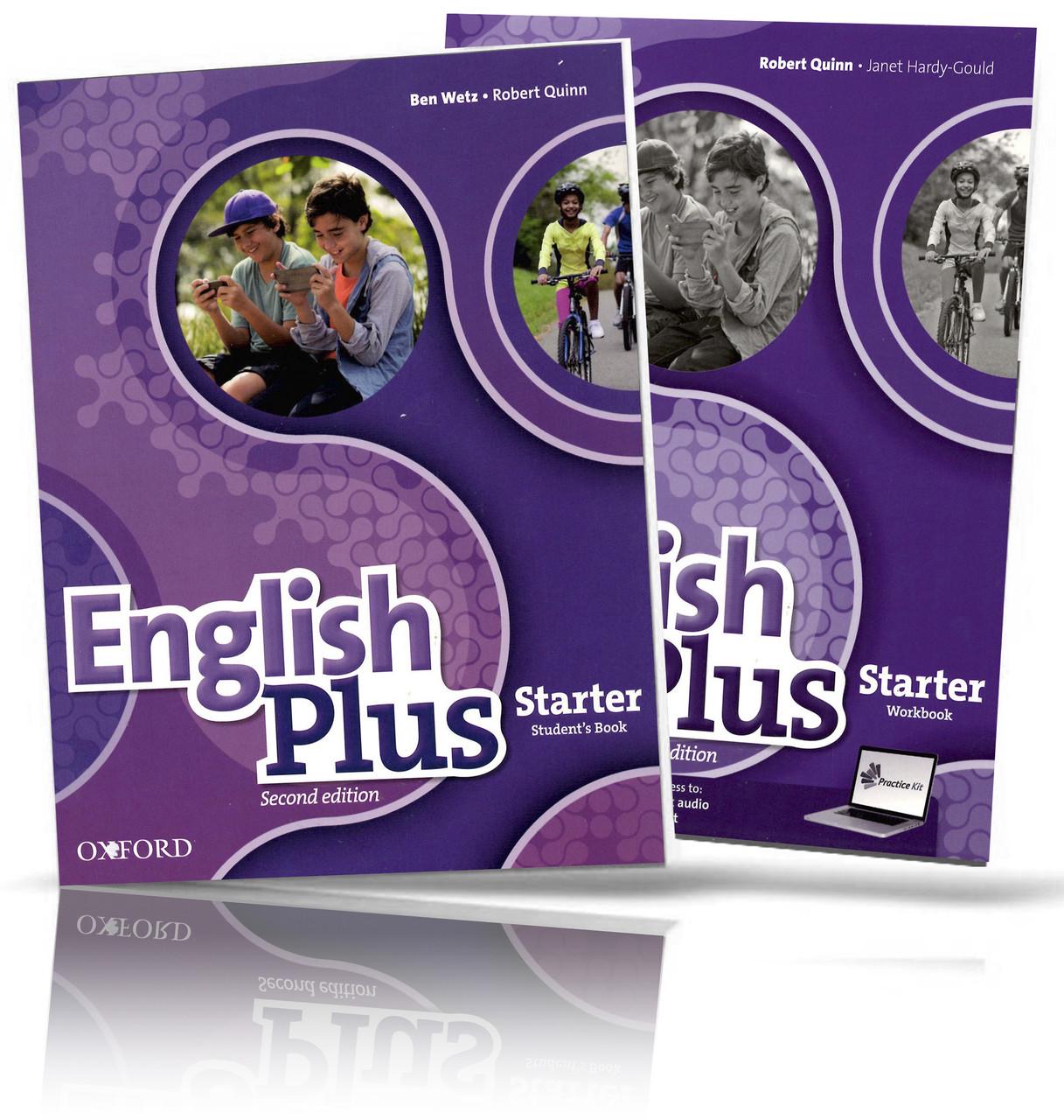 ᐉ Підручник та робочий зошит English Plus Starter Students book ...