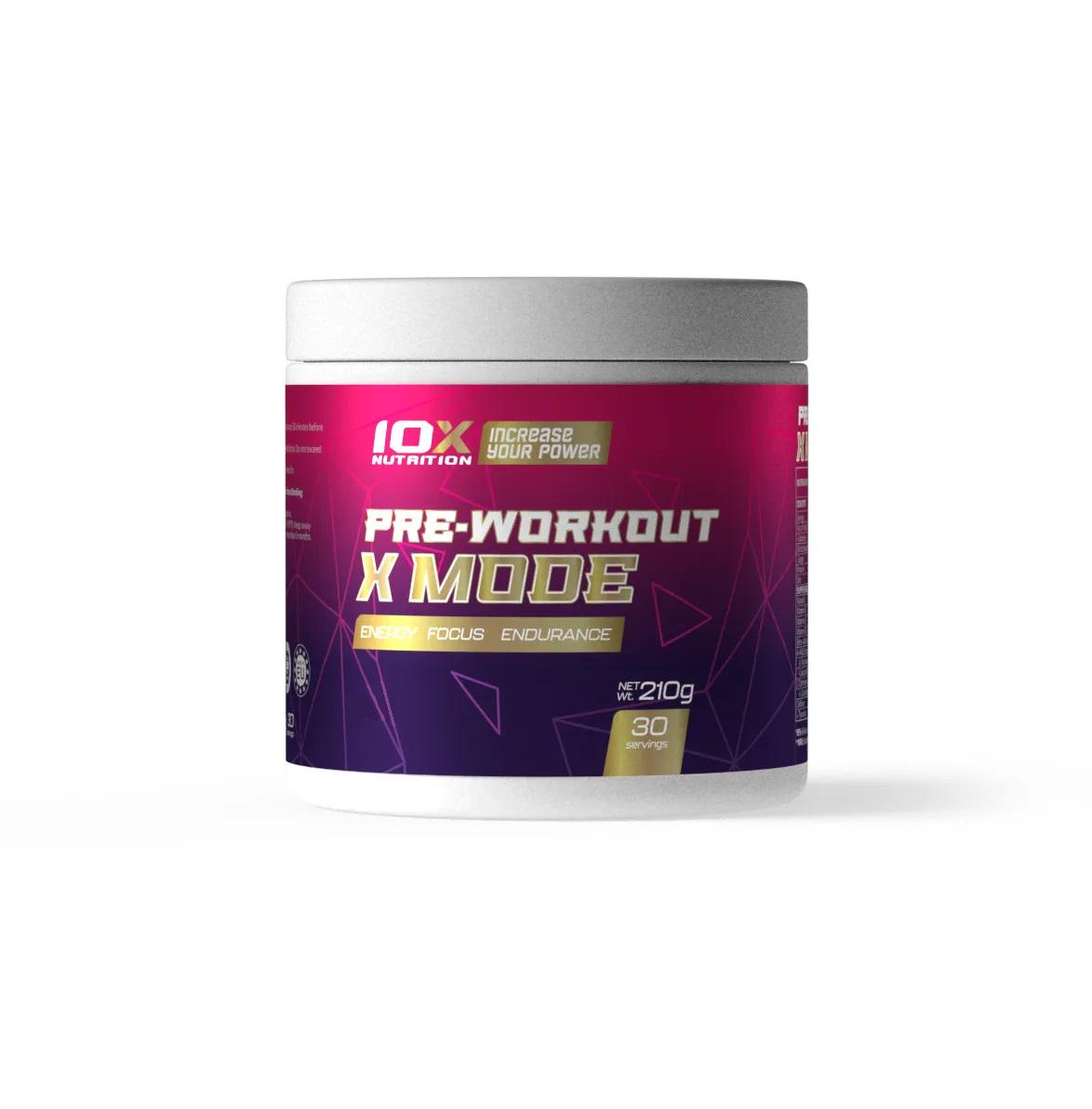 Комплекс до тренування 10XNutrition Pre-Workout X-mode 210 g /30 ...