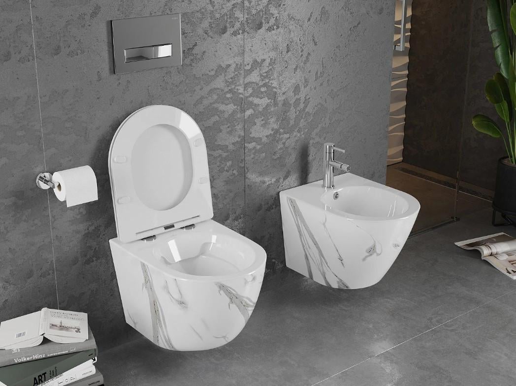 ᐉ Унітаз підвісний Mexen LENA Marble Shiny (2619562743) • Краща ціна в ...