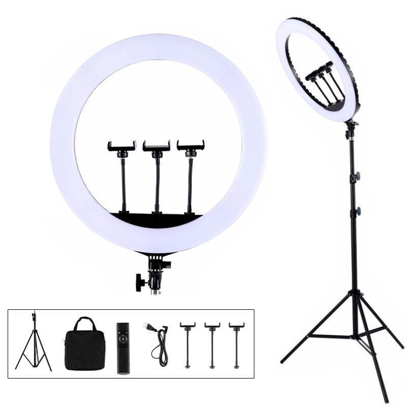 ᐉ Лампа кільцева світлодіодна Ring Light HQ-21N 72 W SMD PRO • Краща ...