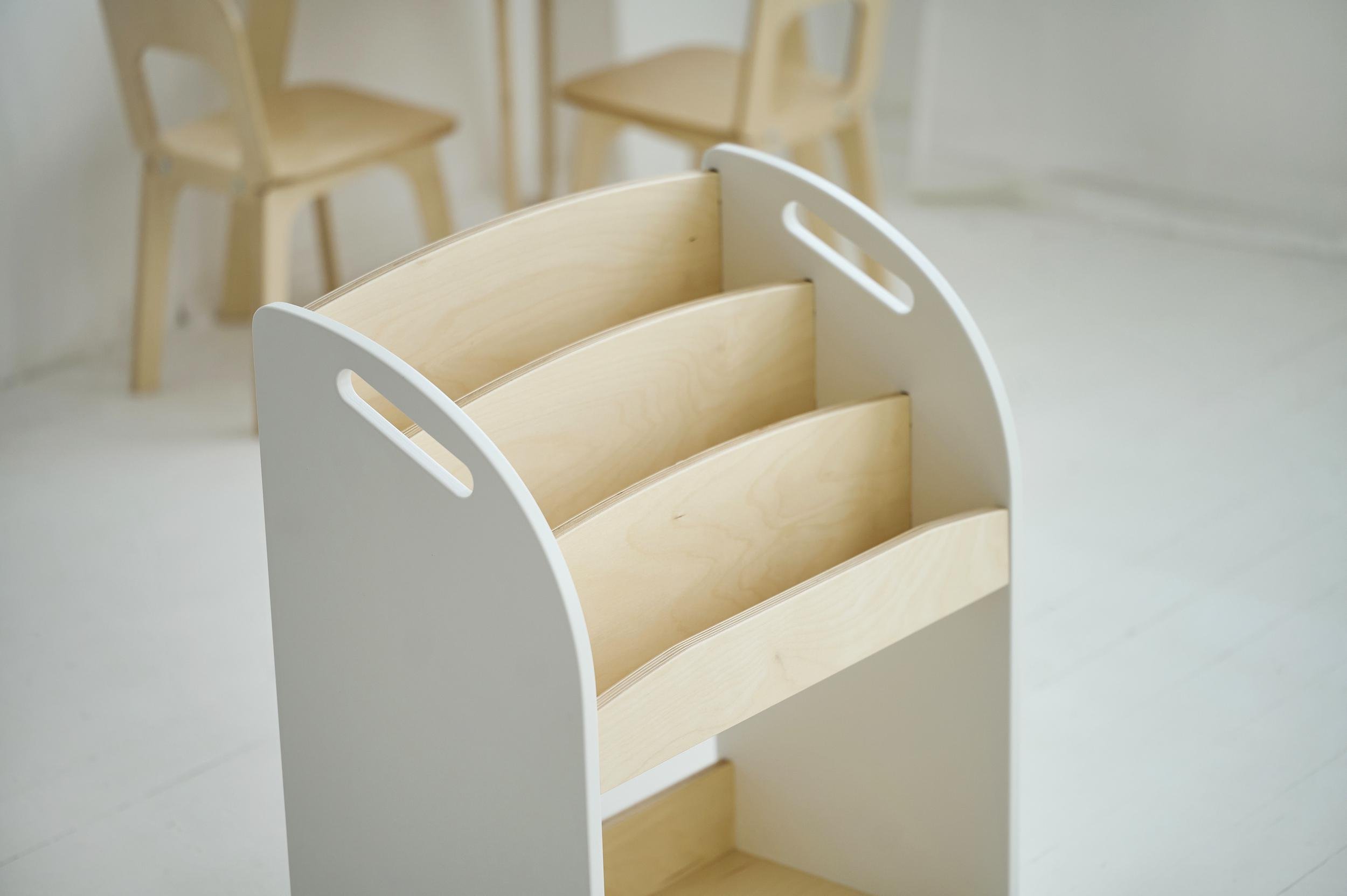 ᐉ Полиця дитяча книжкова підлогова Tatoy Маленька Білий • Краща ціна в Києві, Україні • Купити в ...