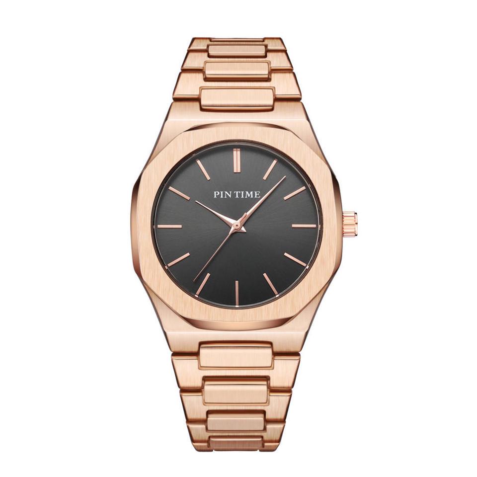 ᐉ Наручные часы Pin Time Rose/Gold • Купить в Киеве, Украине • Лучшая ...