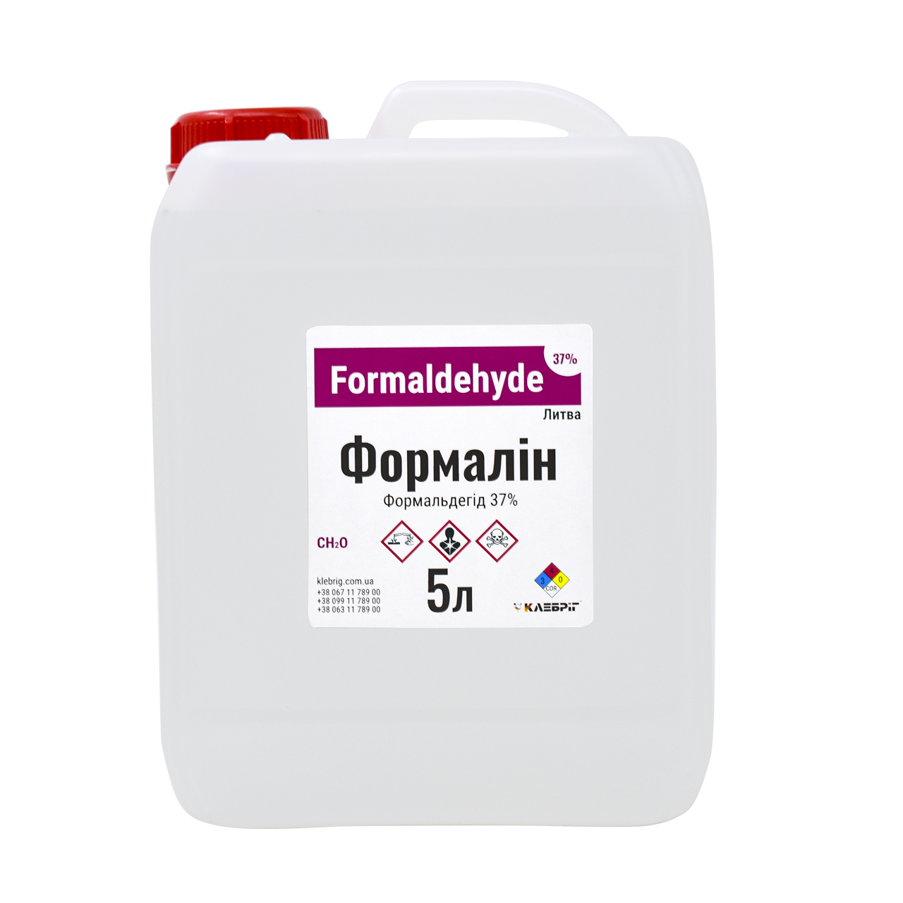 ᐉ Формалин Klebrig 5 л 37% (ФРМЛ.Л-5)