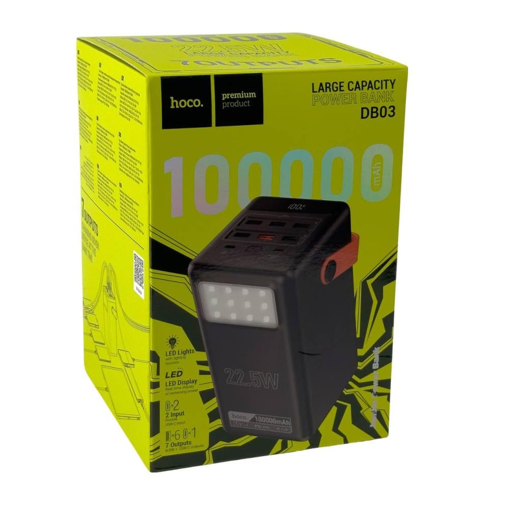 ᐉ Повербанк Hoco DB03 Endure 22,5 W 100000 mAh (30681783) • Краща ціна ...