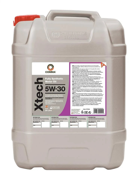 ᐉ Моторное масло автомобильное COMMA XTECH 5W-30 20 л (XTC20L) • Купить ...