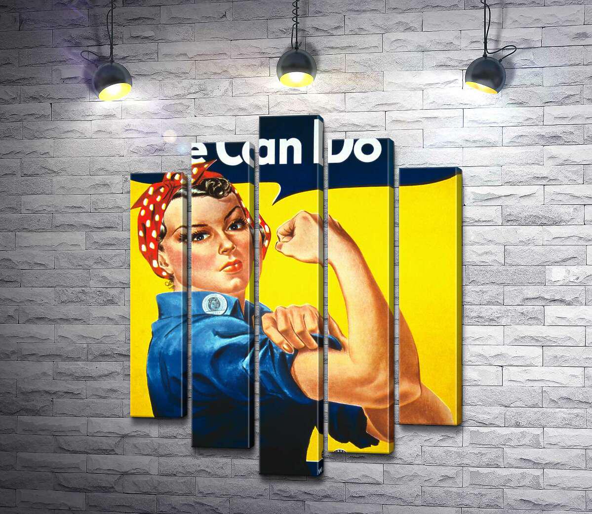 ᐉ Модульная картина ArtPoster Мы можем это сделать (We Can Do It ...
