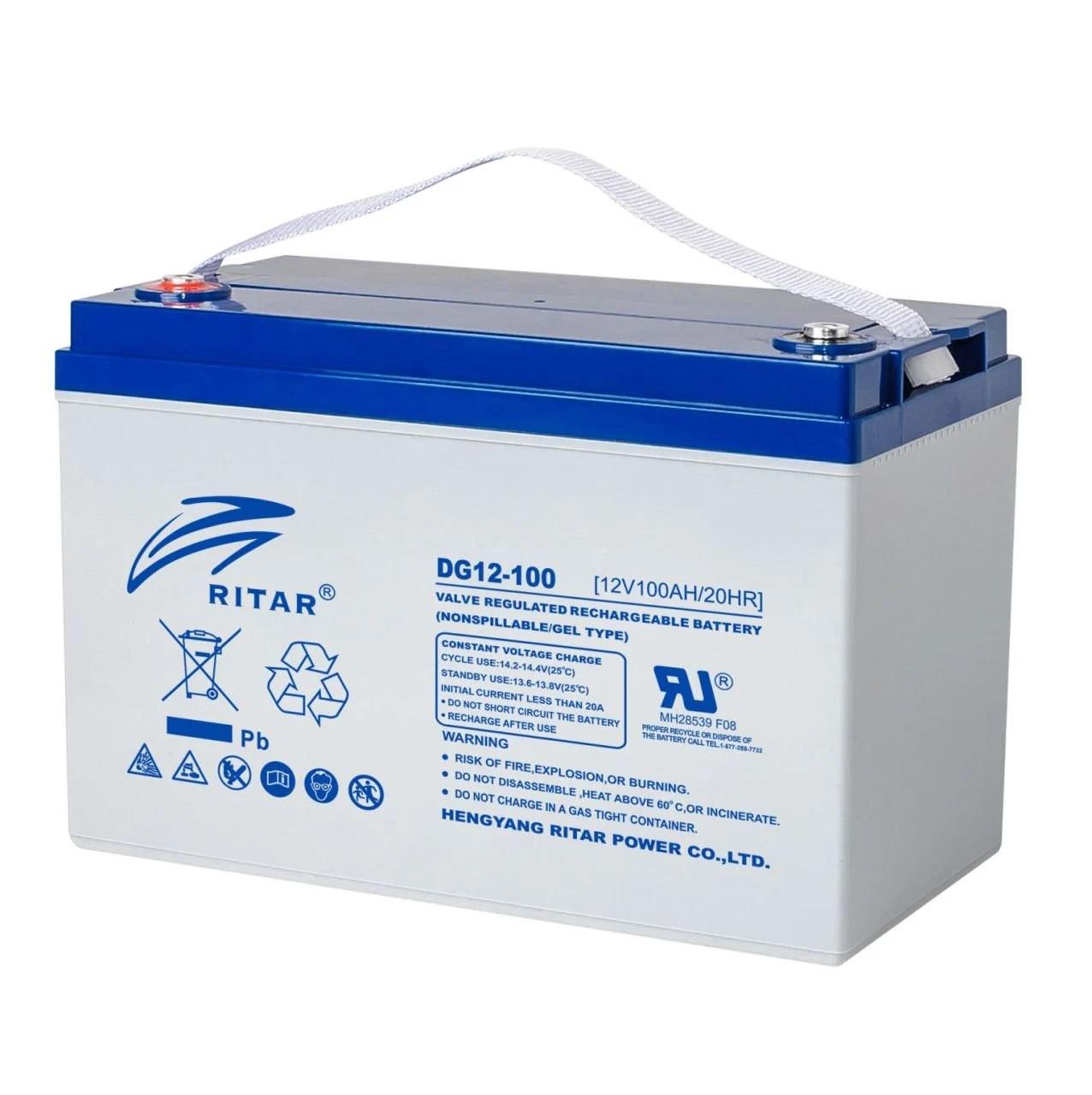 ᐉ Аккумулятор гелевый Ritar DG12-100 12 V 100 mАh для бесперебойника ...