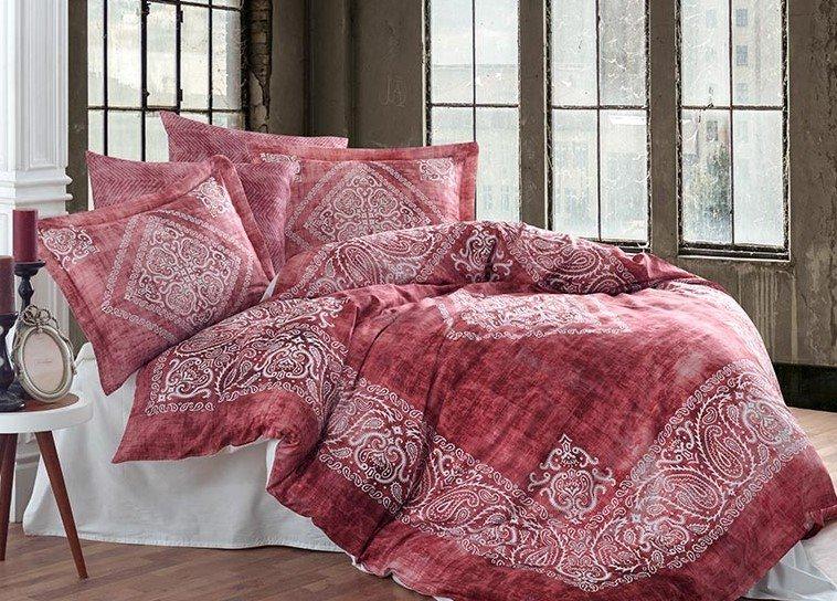 ᐉ Постельное белье Dantela Vita Digital Grace brick сатин евро ...