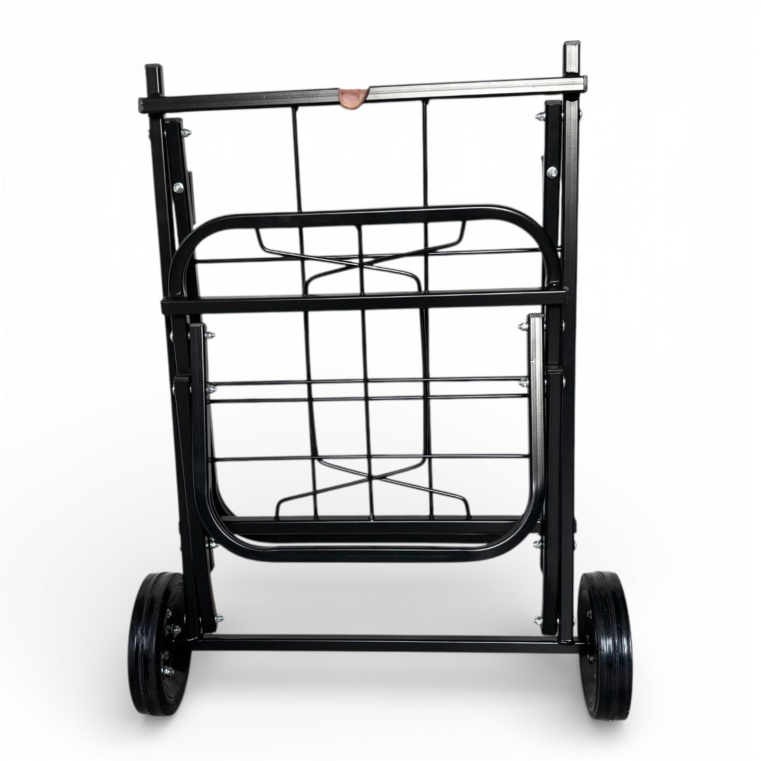 ᐉ Господарський візок Міць з посиленими колесами маленький Чорний ...