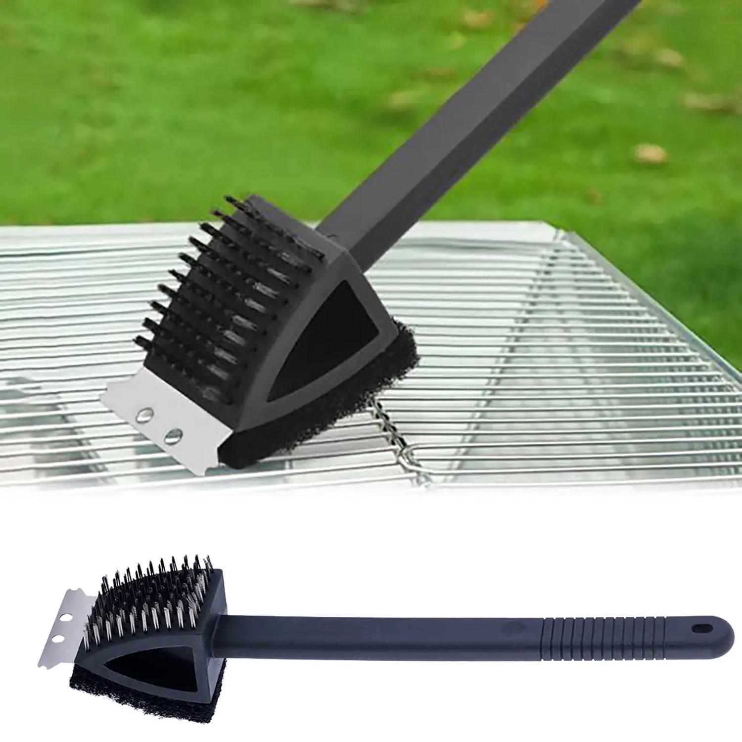 ᐉ Щітка 3в1 для чищення гриля/духовки та барбекю з ручкою (87477) • Краща ціна в Києві, Україні ...