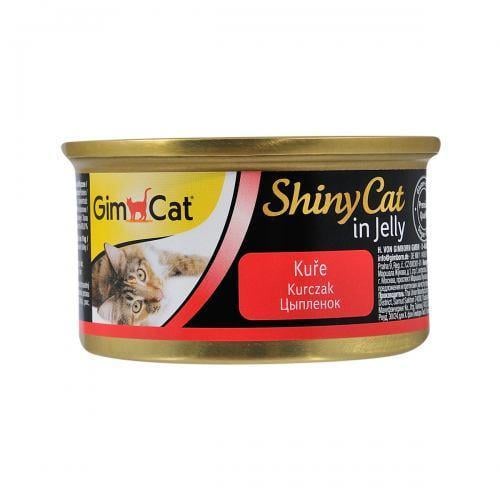ᐉ Корм влажный для кошек GimCat Shiny Cat курица 70 г • Купить в Киеве, Украине • Лучшая цена в ...
